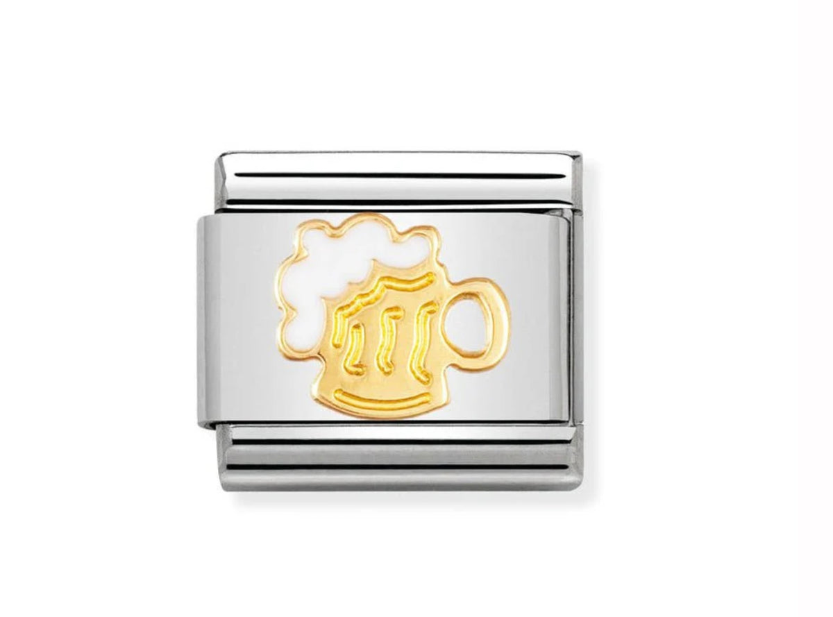 Classic 18ct Gold Beer Tankard Charm 030218/06