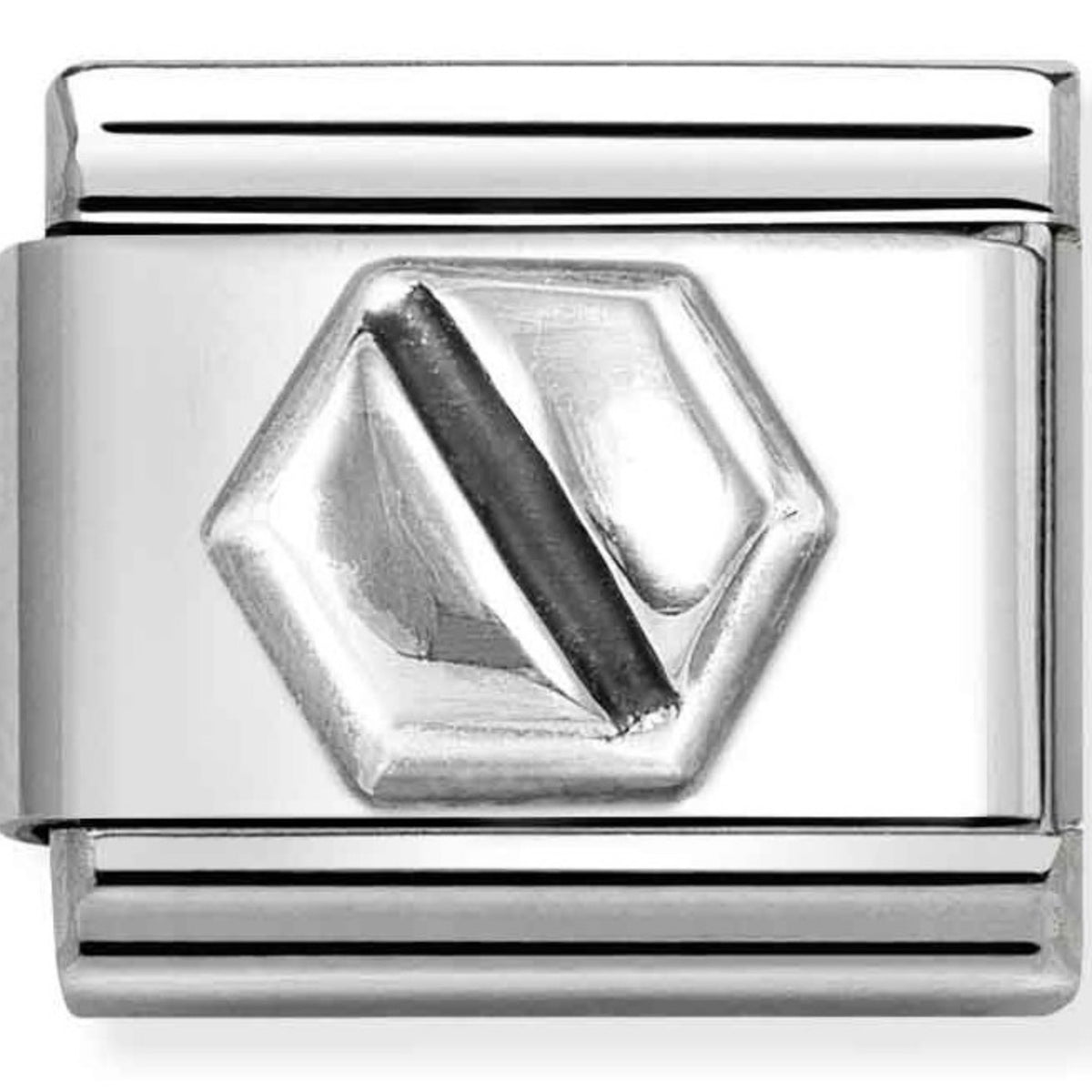 Nomination Classic Silver Hex Screw Link | Say It With