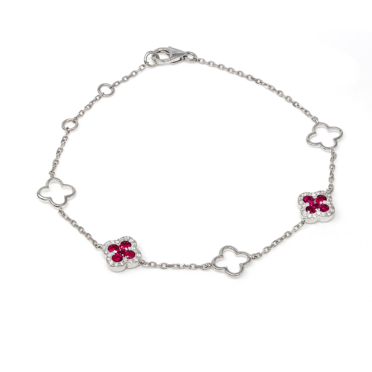 Ruby Luck Chain Bracelet - 9ct | Say It With