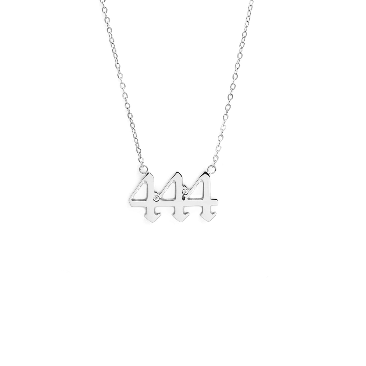 Angel Necklace Silver 444 | Say It With