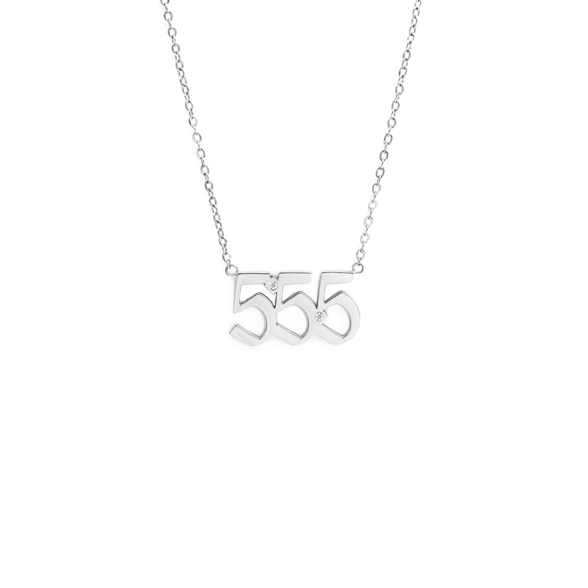 Angel Necklace Silver 555 | Say It With