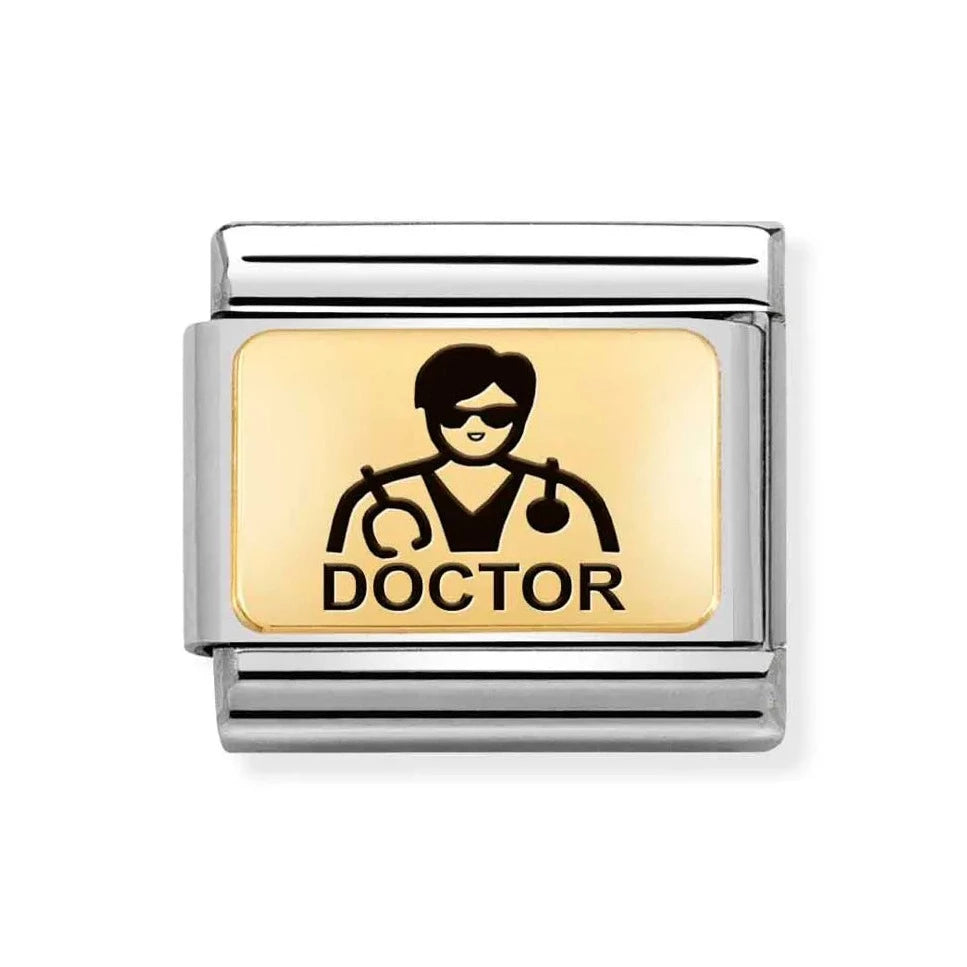 Classic Gold DOCTOR Charm | Say It With